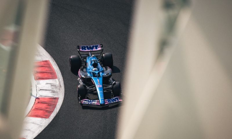Alpine drives A523 at Silverstone ahead of car launch