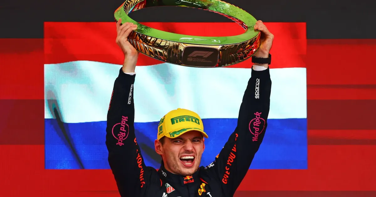 Verstappen jokes after victory: 'When I'm angry, it works'