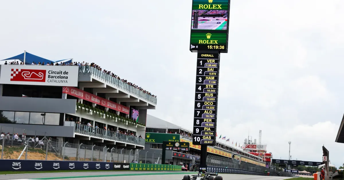 This is the schedule for the Spanish Grand Prix