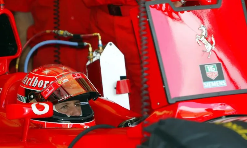 Opgelet: Legendarische Ferrari-bolide Michael Schumacher wordt geveild