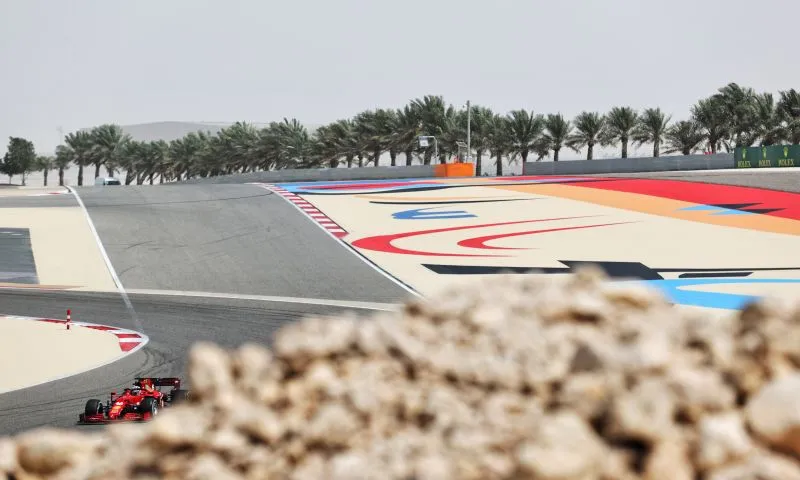 Sandstorm Bahrain causes flagged afternoon F2 winter test session