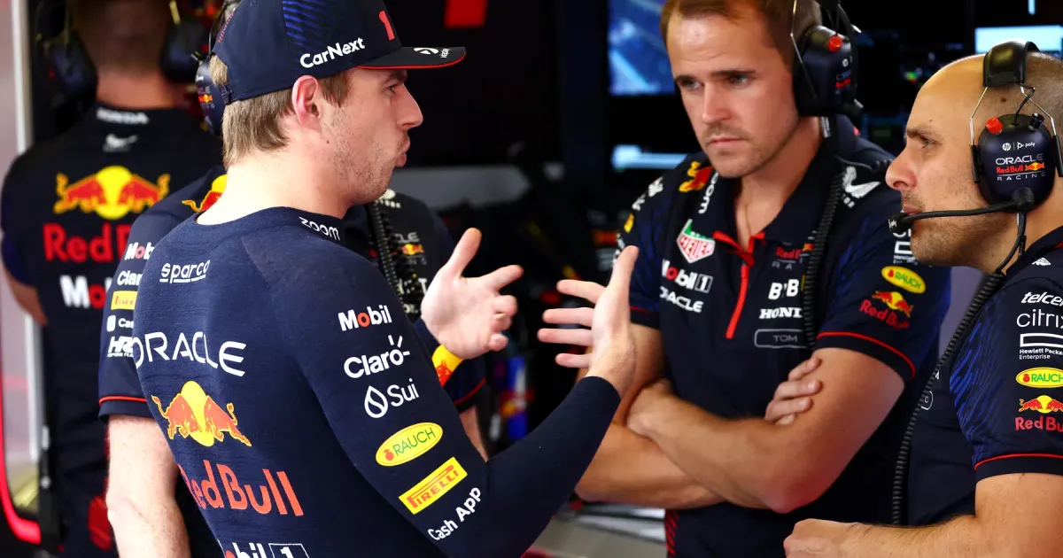 'Congratulations to Lambiase, who sometimes endures cranky Verstappen'