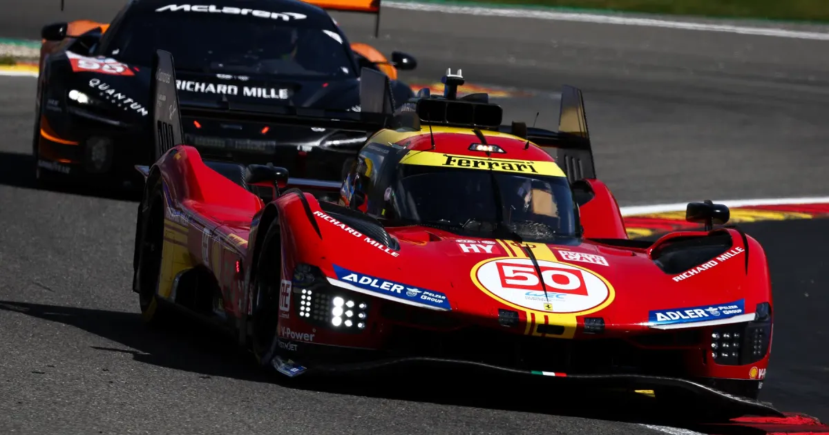 Huge crash during WEC qualifying in Spa, Ferrari disqualified from pole