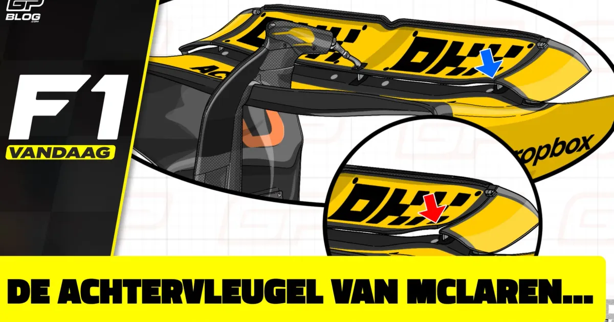 ‘McLaren dacht: wat met de voorvleugel kan, kan met de achtervleugel ook!’