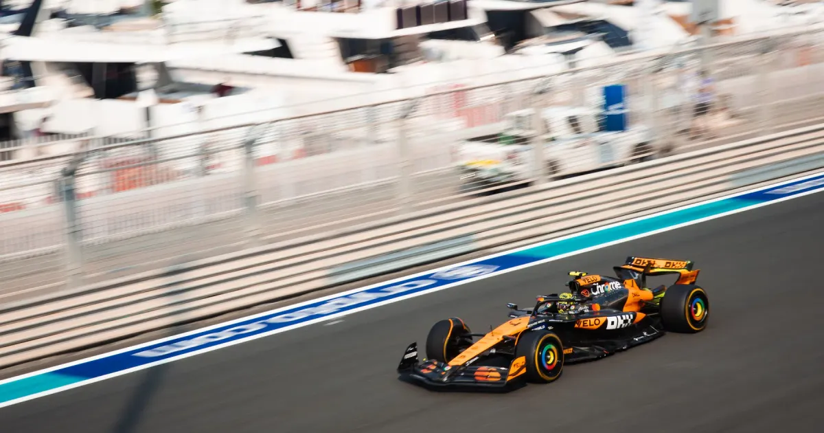 Lando Norris leads the way in the final FP2 of 2024 in Abu Dhabi