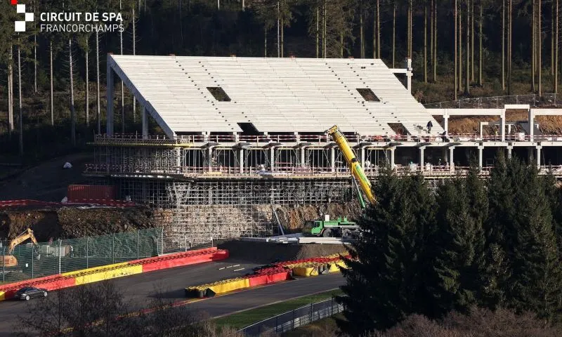 Iconic chalet at Eau Rouge/Raidillon makes way for new grandstand