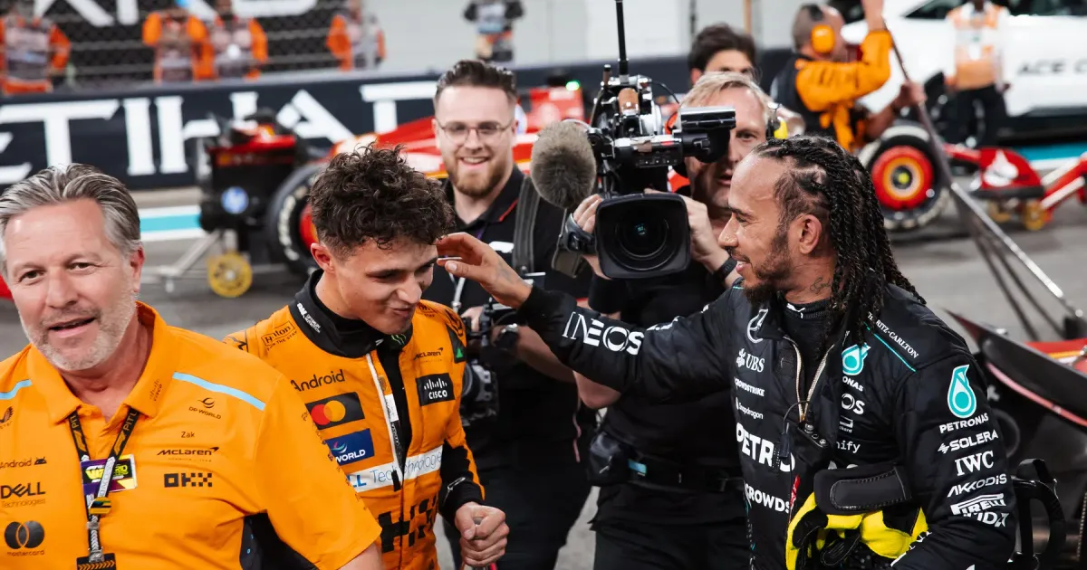 Norris calls doubters of Hamilton 'silly': 'I think it’s very special'