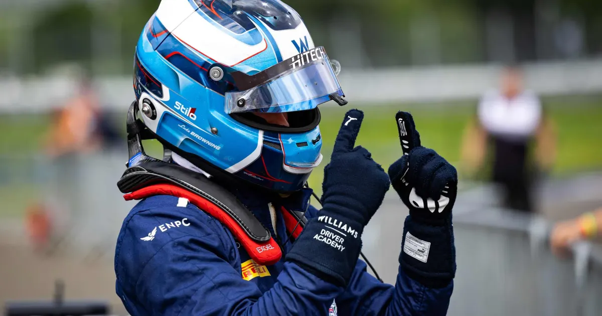 British star Browning impresses and wins F3 feature race