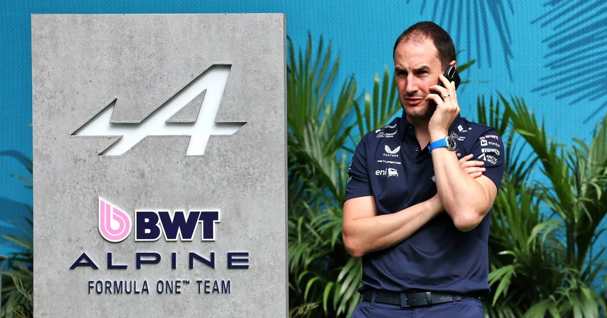 Oliver Oakes seen in the paddock once again in Imola after Alpine departure