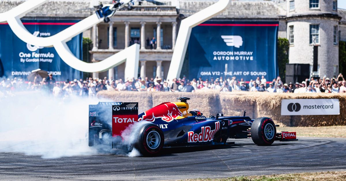 Bizar moment voor Red Bull op Goodwood Festival, team gaat viraal
