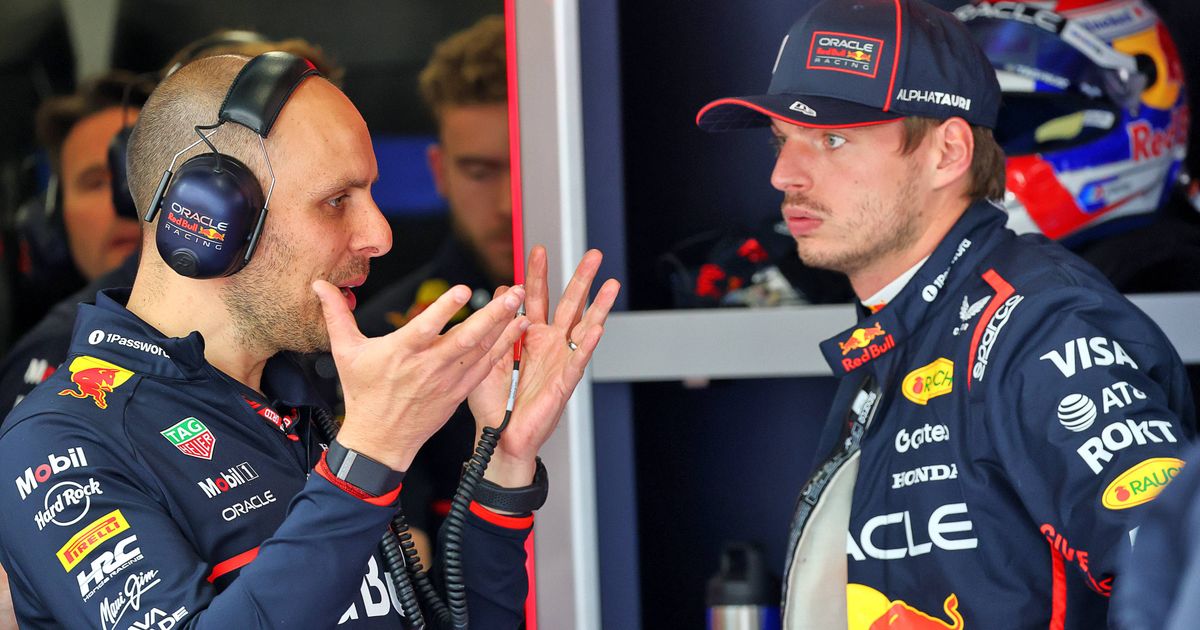 Tegenvaller voor Verstappen, Lambiase afwezig bij Red Bull tijdens GP ...