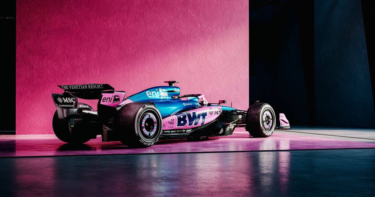 Alpine launch updated pink livery ahead of Las Vegas GP