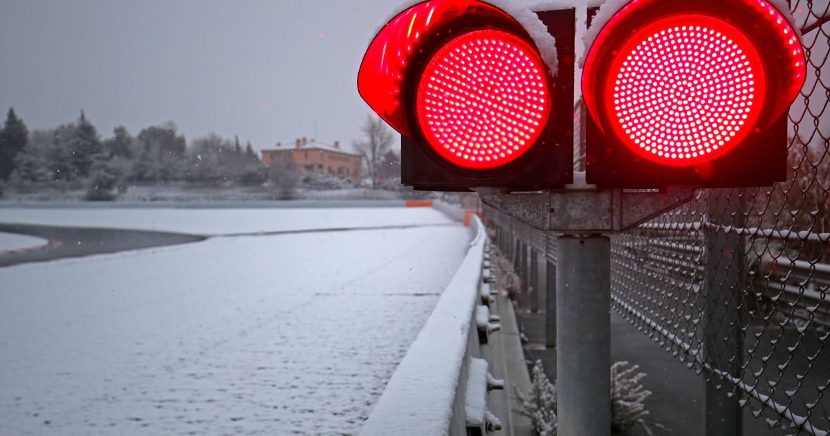 Snowfall sweeps across several F1 circuits amid winter shutdown