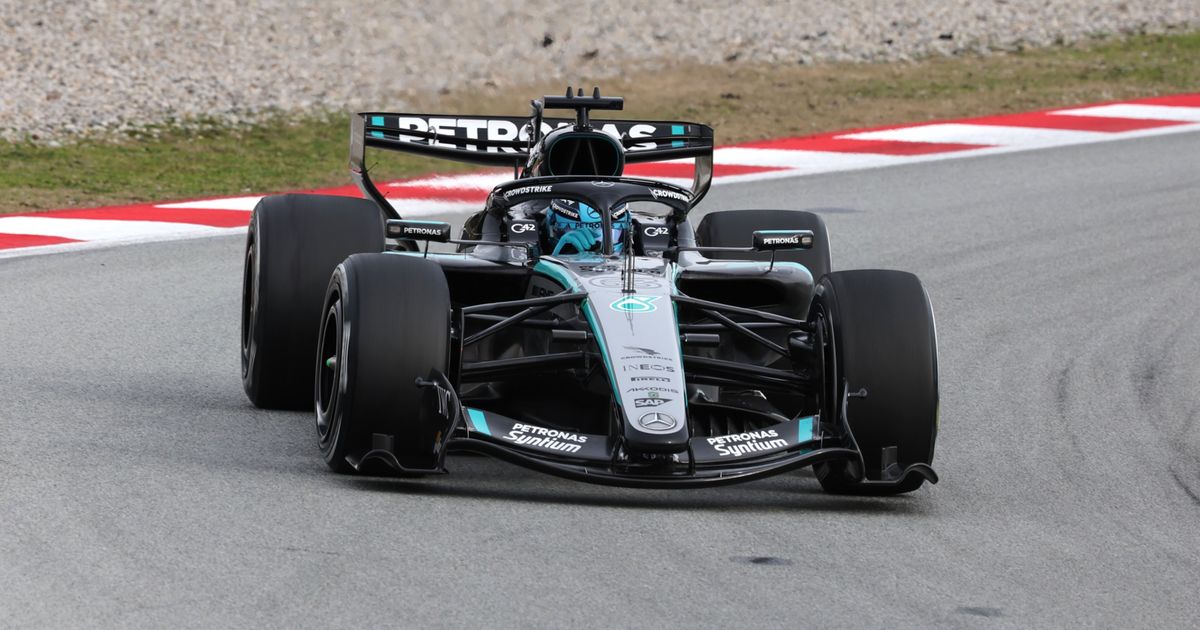 Who covered the most mileage in Barcelona 2026 F1 pre-season testing?
