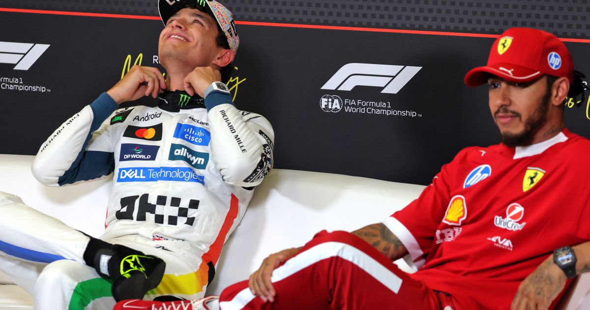 Lando Norris says Lewis Hamilton 'should have been' eight-time champion