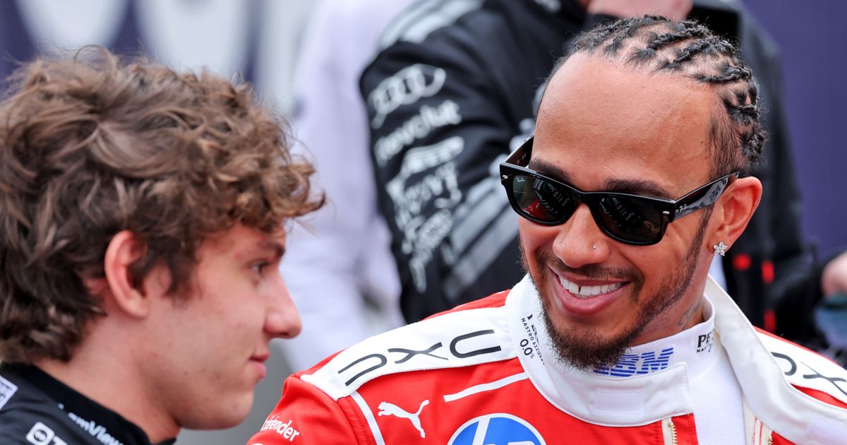 Lewis Hamilton 'honoured' to share first Ferrari podium with Mercedes ...
