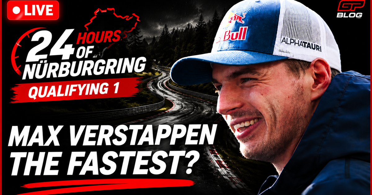 Max Verstappen live volgen in kwalificatie 24 uur Nurburgring
