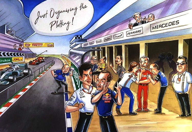 GRANDPRIX247 | Bernie's traditional Christmas card stirs the plot