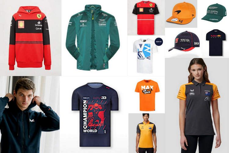 GRANDPRIX247 | F1 merchandise... who has what right now