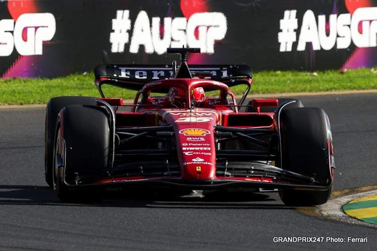 GRANDPRIX247 | Ferrari reveal pace that could trouble Red Bull in Melbourne