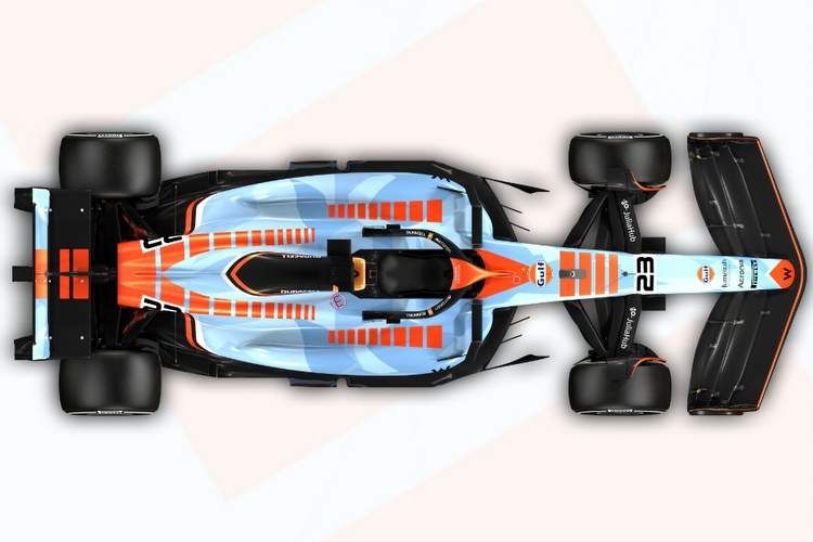 GRANDPRIX247 | Williams Reveal Special Gulf F1 Livery Voted By Fans