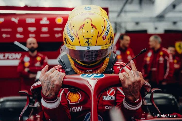 GRANDPRIX247 | Hamilton: I am really enjoying my Ferrari, we're slowly ...