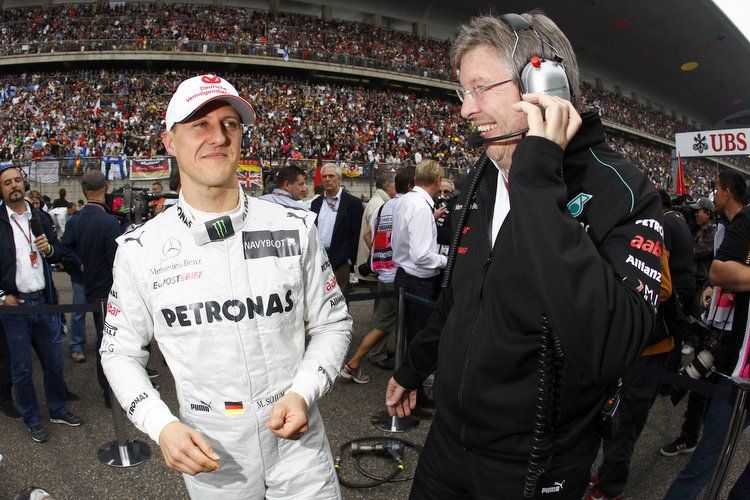 GRANDPRIX247 | Brawn: Michael helped make Mercedes the force it is now