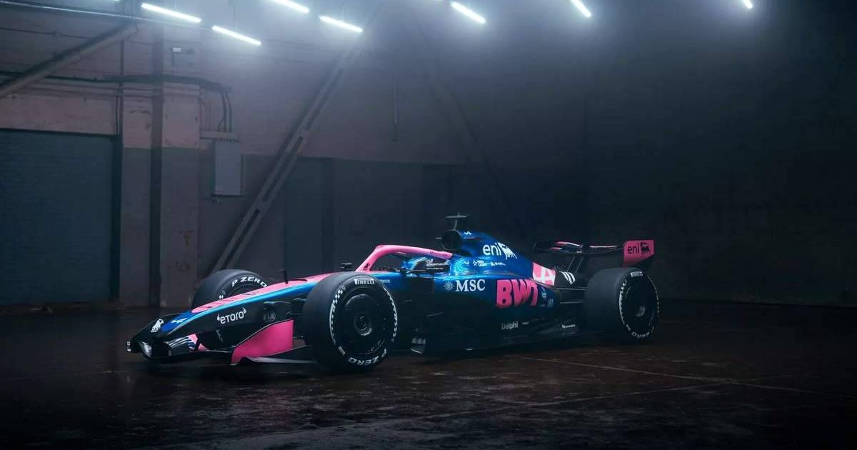 Alpine reveal the A526, their Mercedes-powered 2026 Formula 1 car on a ...