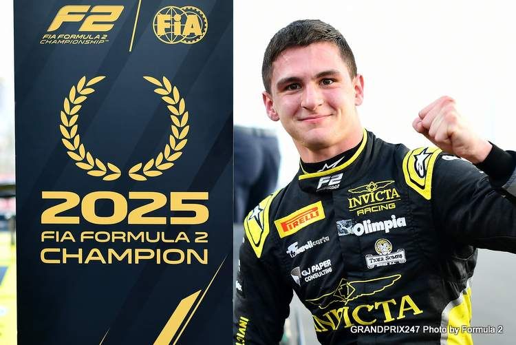 GRANDPRIX247 | Leonardo Fornaroli secures 2025 Formula 2 Title