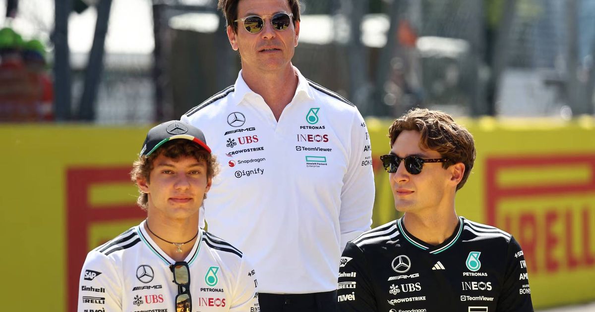 Toto Wolff's perspective on Mercedes 'civil war' Kimi Antonelli vs ...