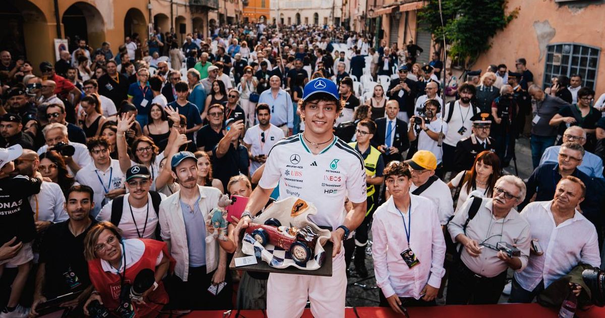 Kimi Antonelli honoured with prestigious Bandini Trophy in Italy