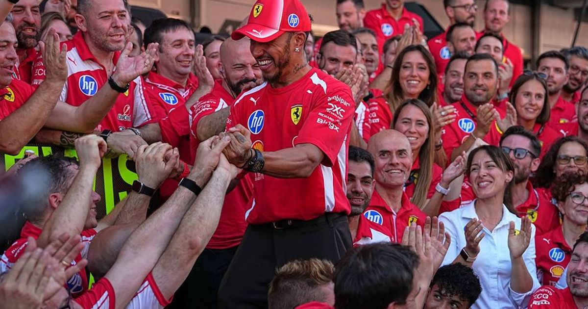 John Elkann: Well done Lewis Hamilton on your first great victory with ...