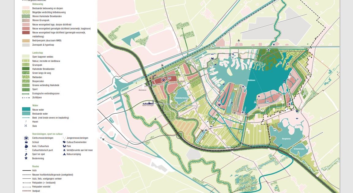 Nieuw toekomstplan voor Meerstad biedt meer ruimte voor natuur en landschap