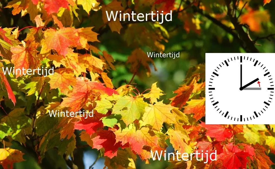 Wintertijd gaat zaterdag in