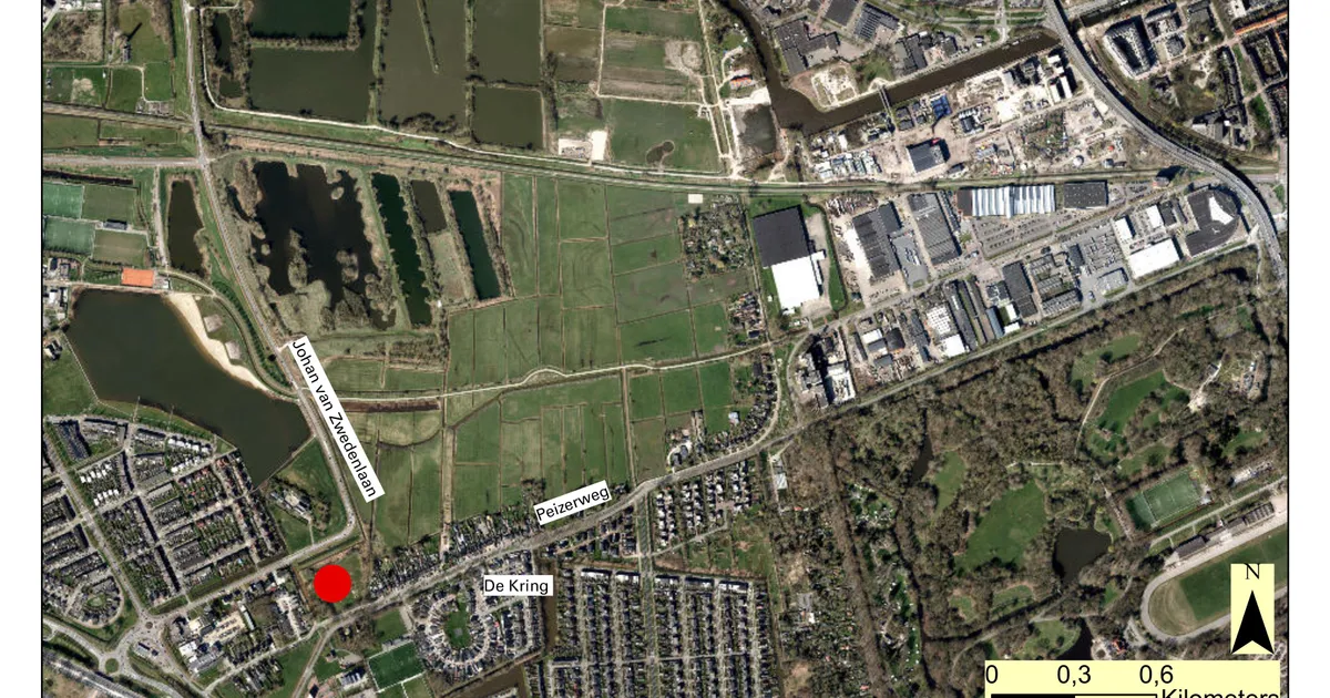 Locatie bij De Kring in beeld als extra locatie woonwagens