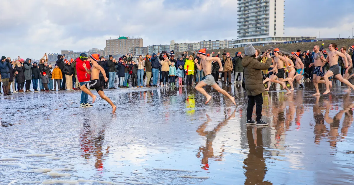 Nieuwjaarsduik 2024 Zandvoort: almost 'Nat' done, ware stormloop of gewoon een koud kunstje?