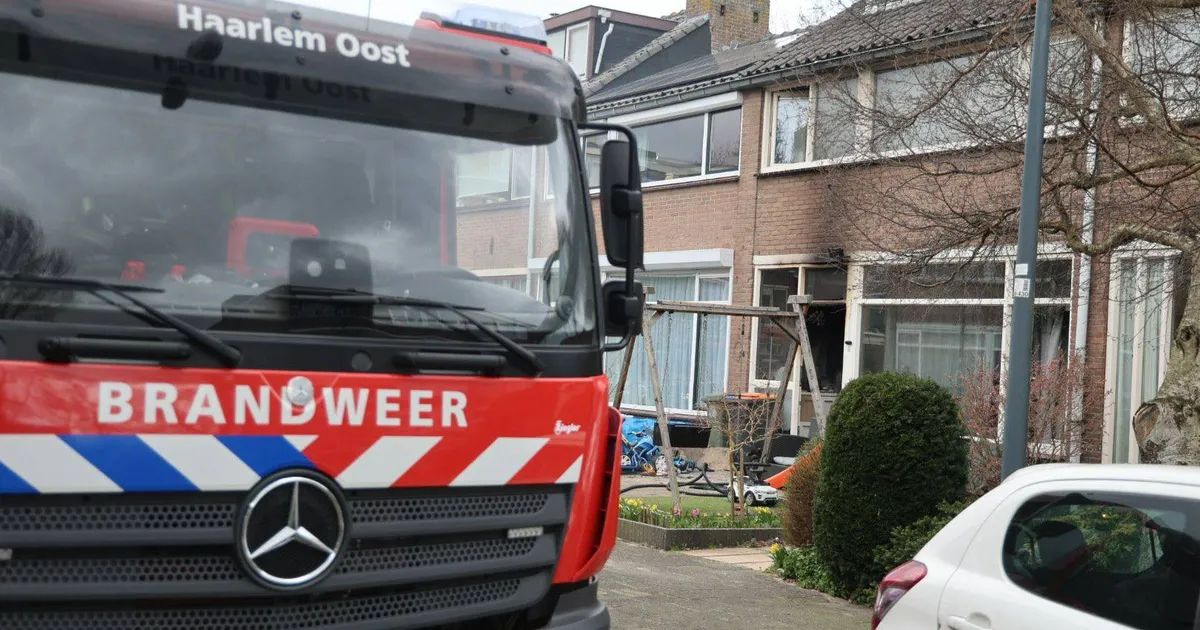 Brand in meterkast van woning in Haarlem