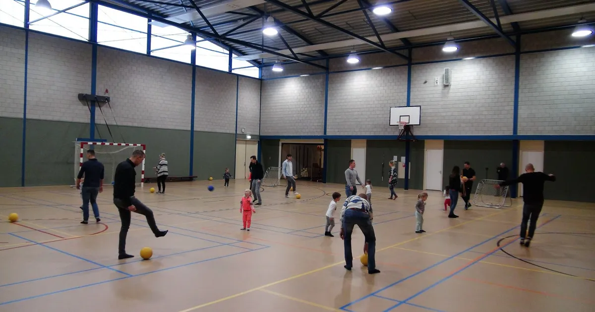 Peuters en kleuters kunnen lekker gymen in Sporthal de Bogen