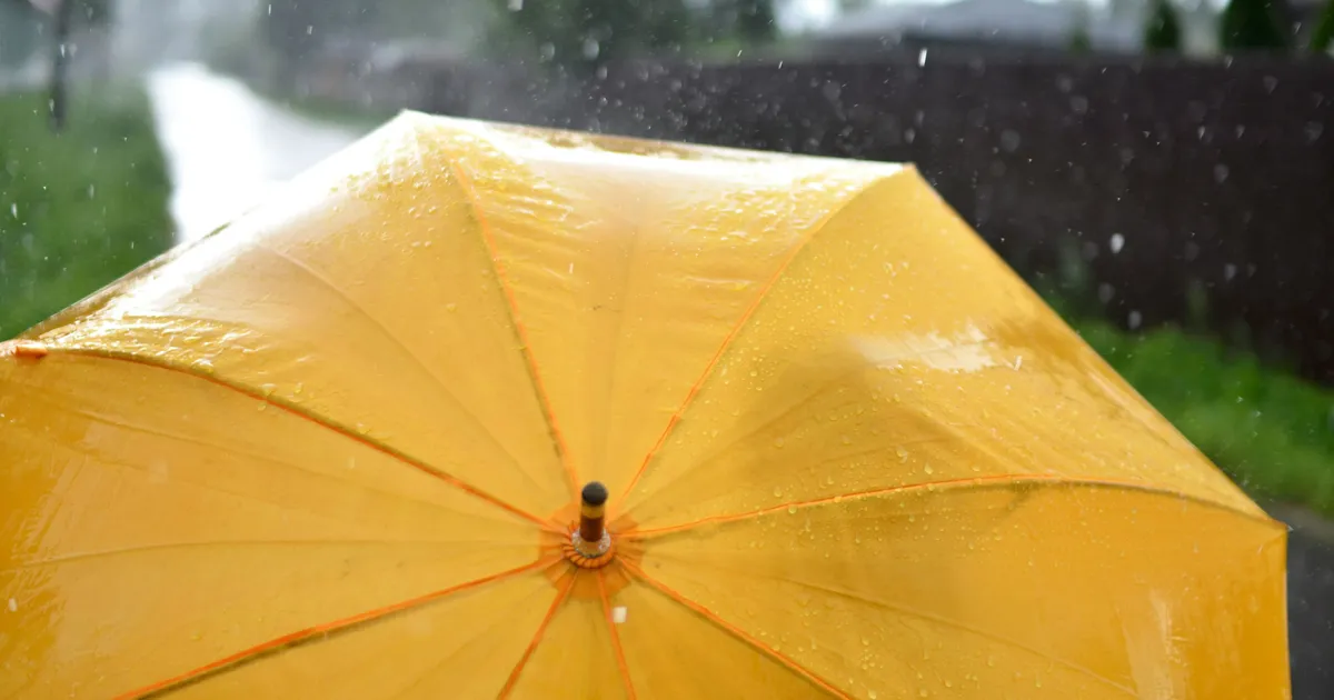 Code geel in het westen van het land om regen, hagel en windstoten