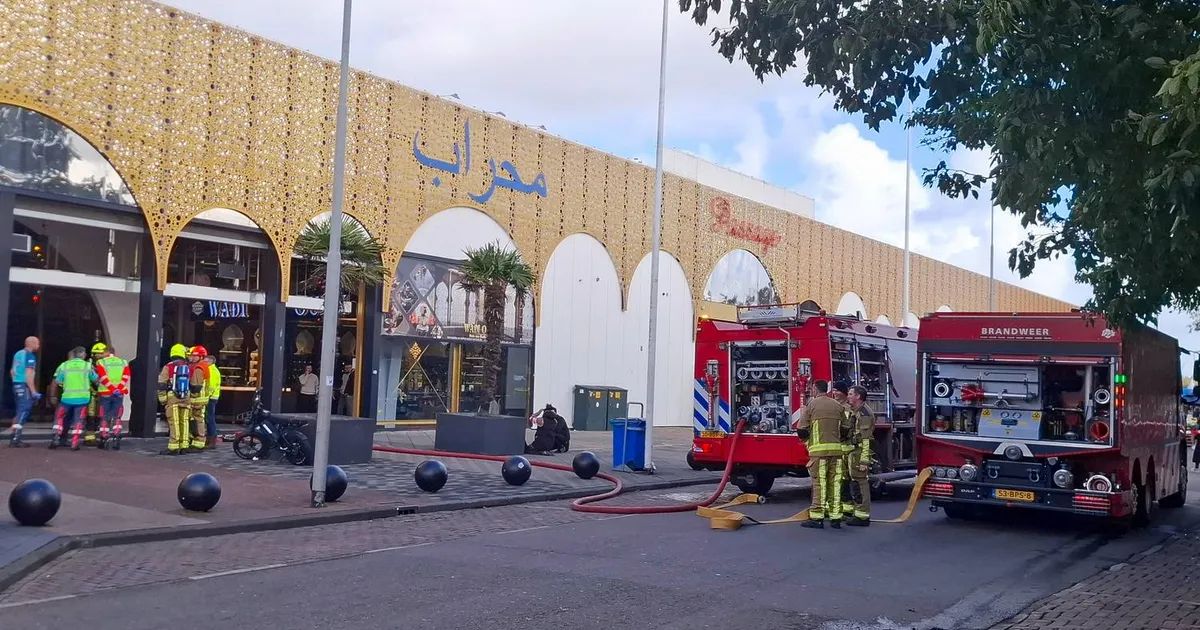 Brand in Beverwijkse Bazaar snel onder controle