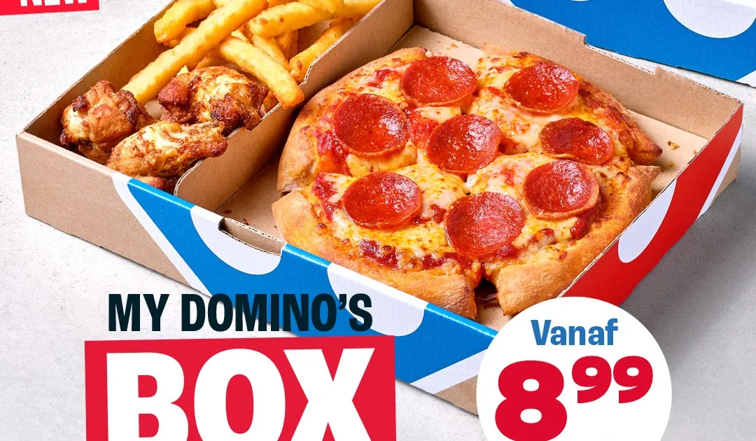 Nieuw: My Domino’s Box met mini pizza en twee bijgerechten