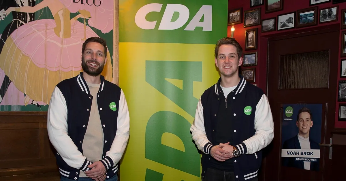Noah Brok en Jasper de Jong (CDA) pleiten voor een lokaal geluid in de ...