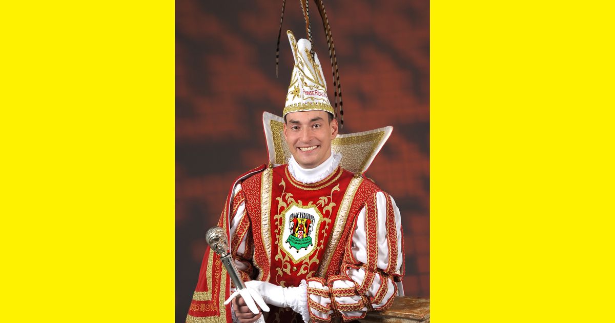 Rob II (Rutten) d'r 'Sjtadsprins van Kirchroa' in 2019