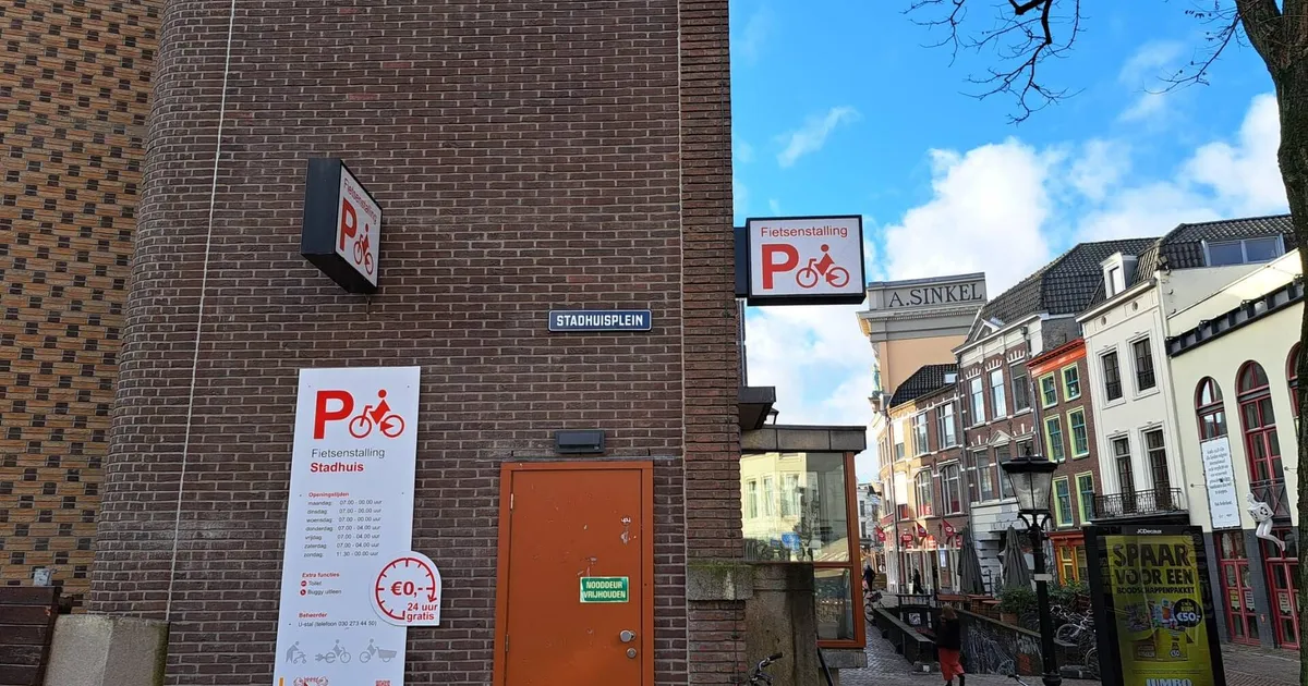 Fietsenstalling Stadhuis tijdelijk dicht vanwege onderhoud