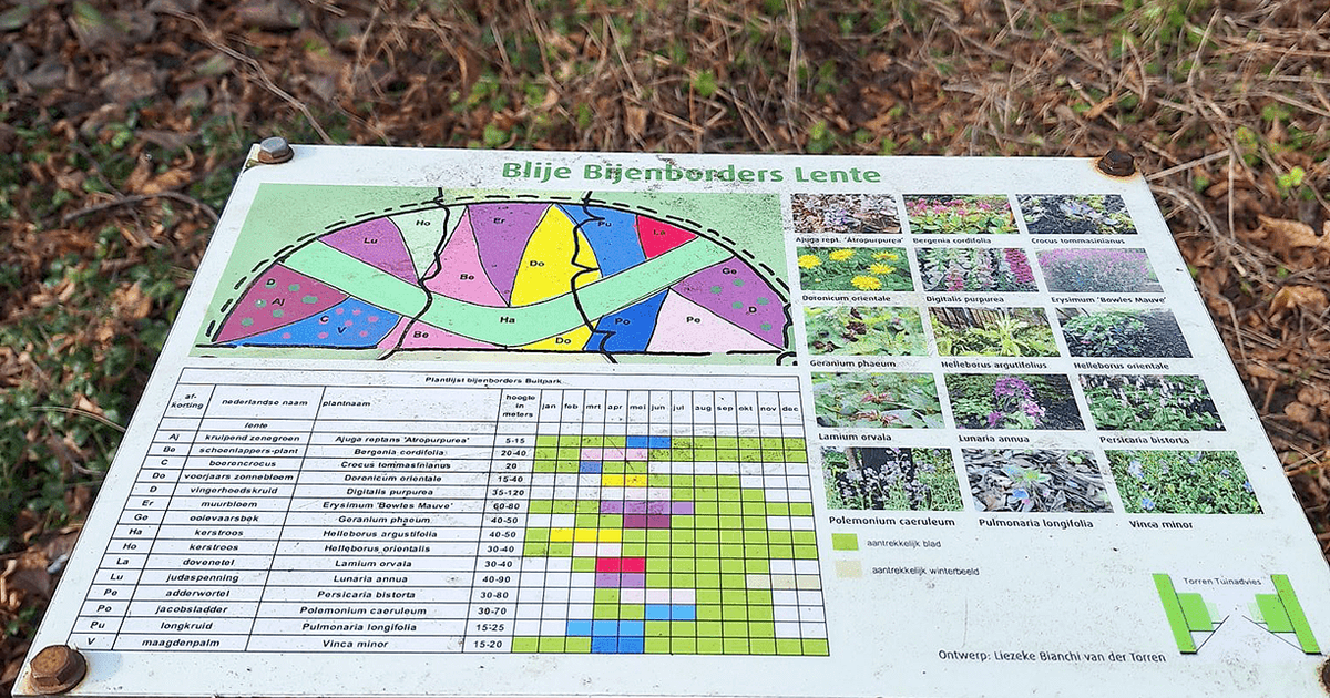 De lente is te voelen en te zien in het Bultpark
