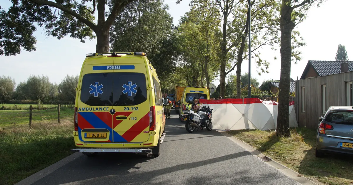 Fietsster overleden na ongeval in Sprang-Capelle
