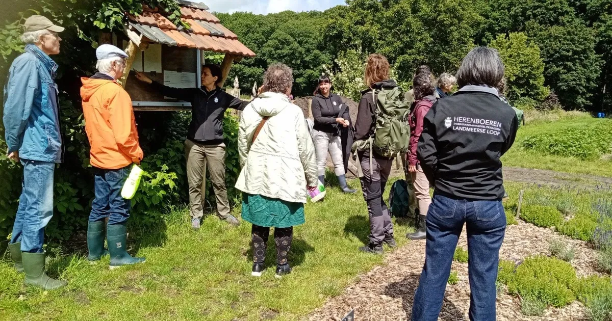 Herenboeren de Langstraat brengen bezoek aan de Landmeerse Loop