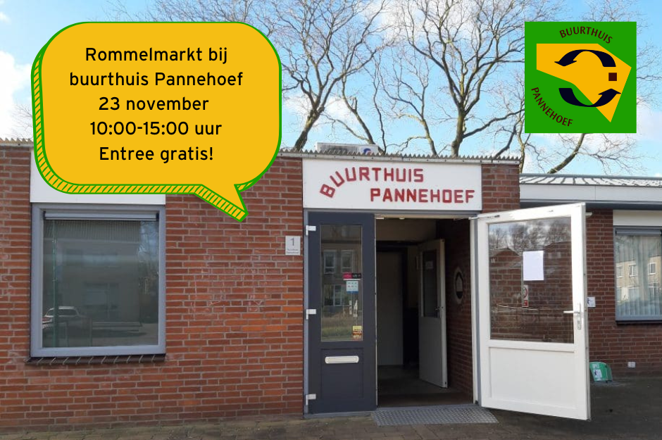 Buurthuis Pannehoef opent deuren voor sfeervolle rommelmarkt