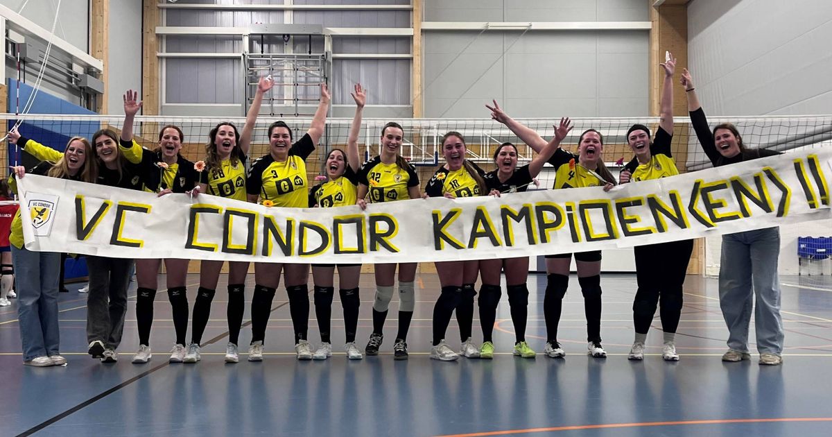 VC Condor viert sterk seizoen met promotie voor Dames 1 en ...