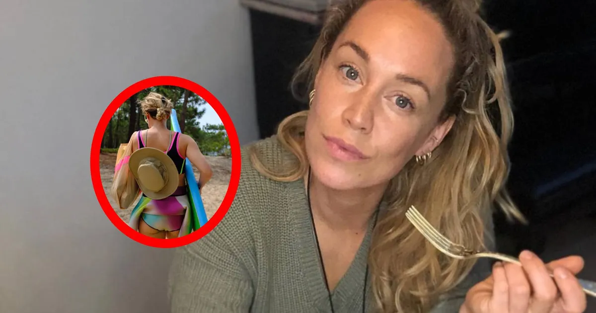 Foto: Anouk Maas propt zich in super strakke wetsuit